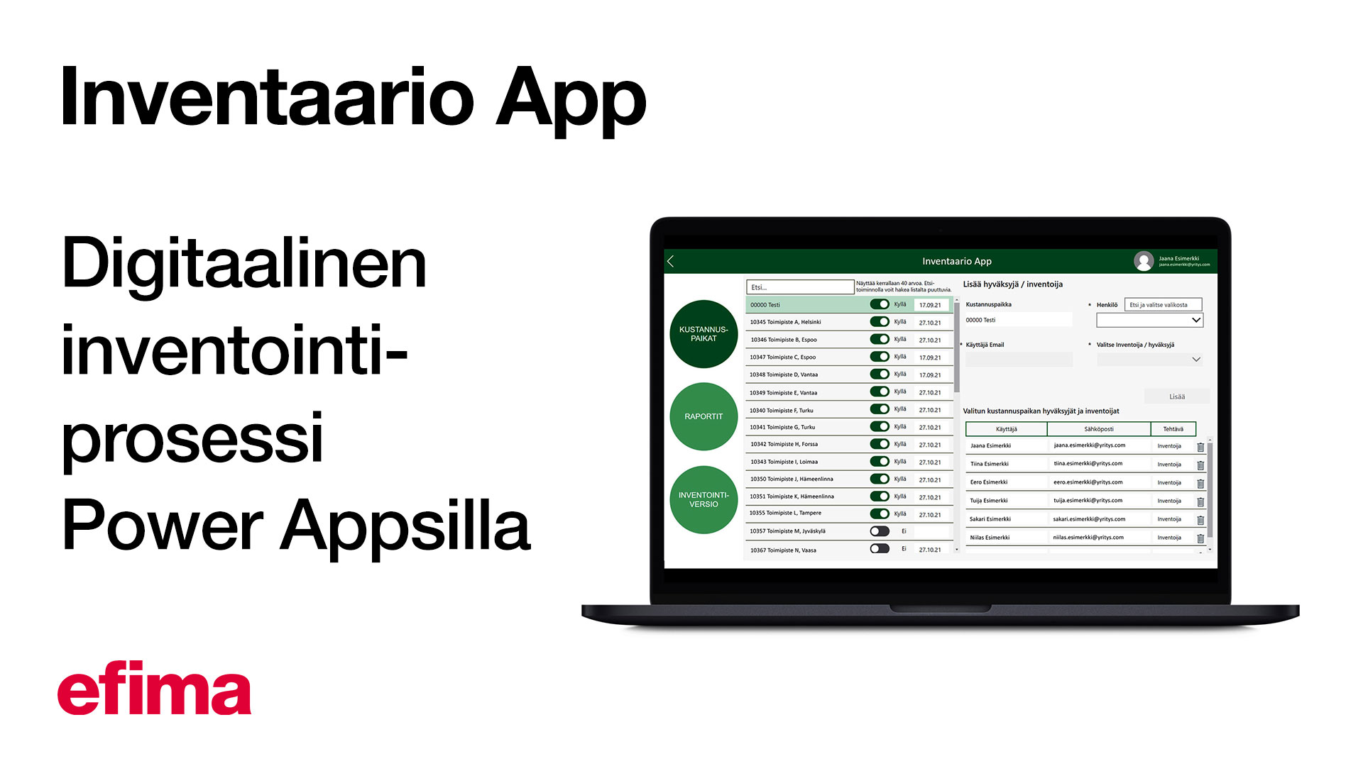 Digitalisoi inventointiprosessisi Microsoft Power Appsilla
